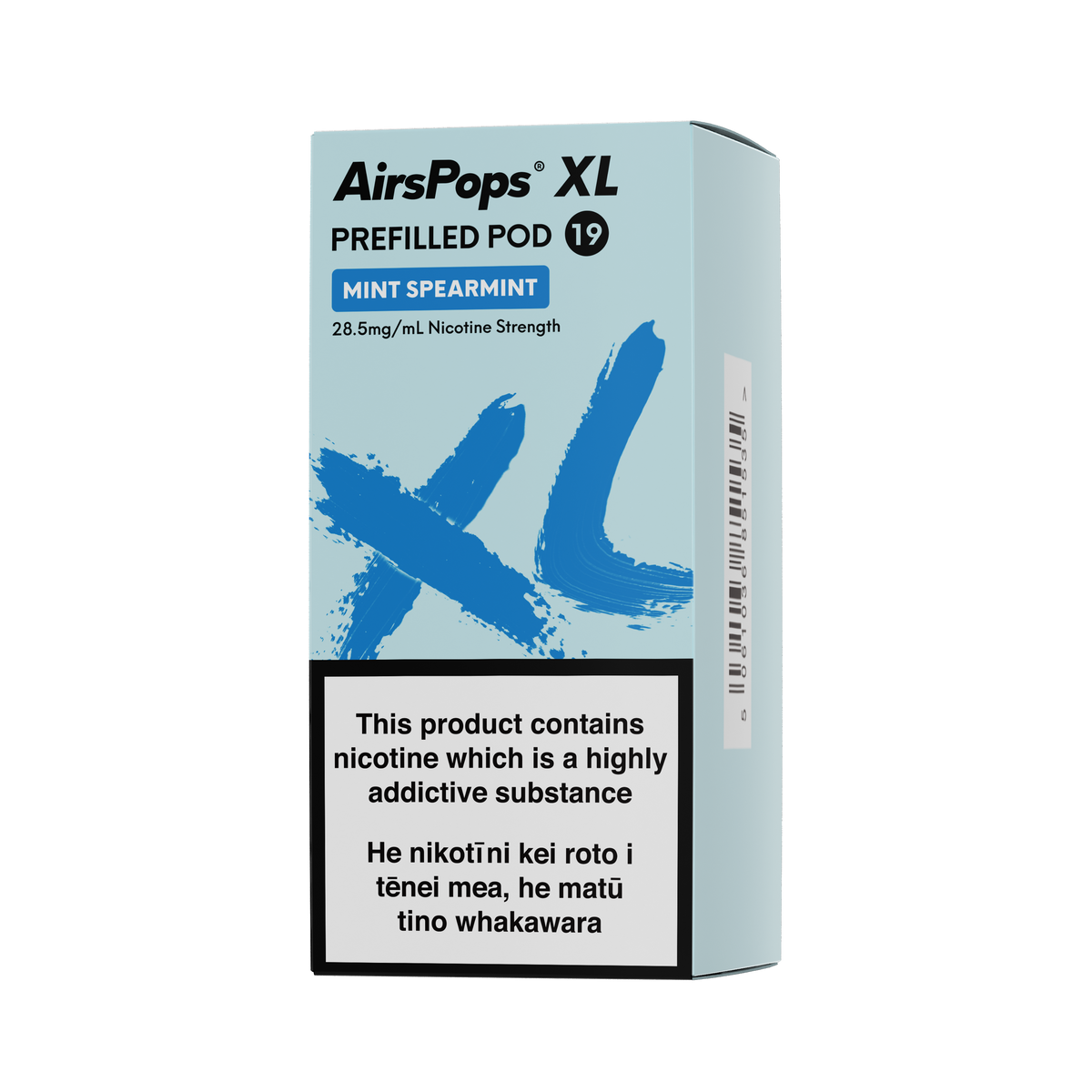 No. 19 Mint Spearmint - AIRSCREAM AirsPops XL Pods 10ml – VapeTrend NZ