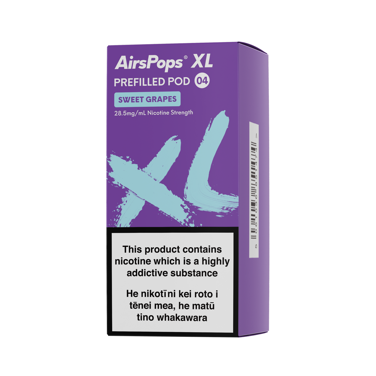 No.04 Sweet Grapes - AIRSCREAM AirsPops XL Pods 10ml – VapeTrend NZ