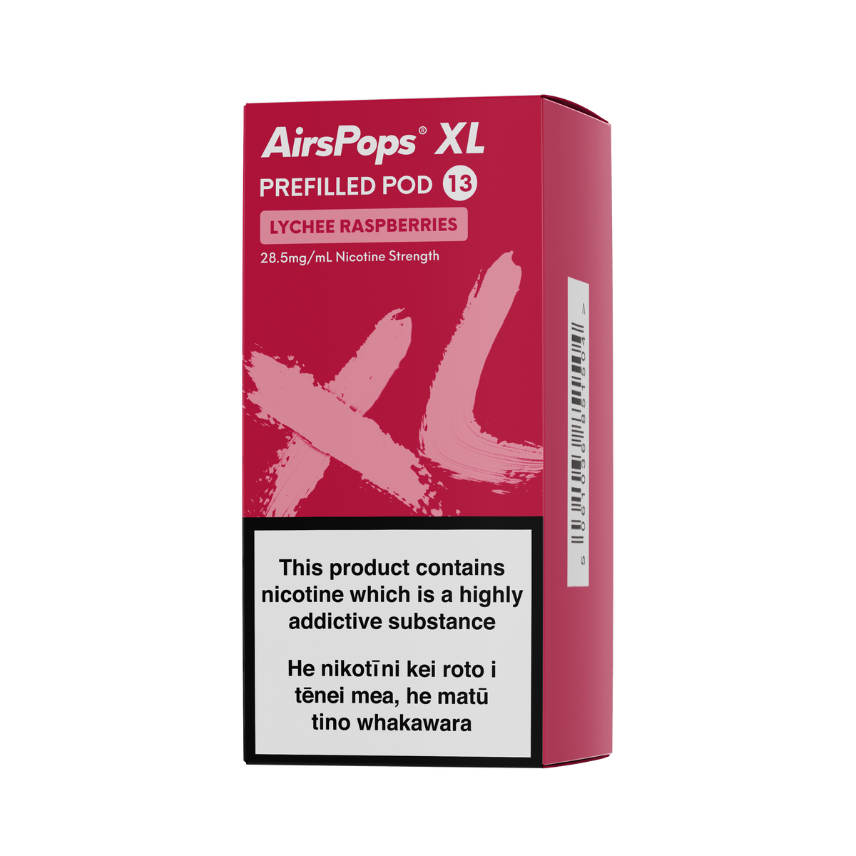 No. 13 Lychee Raspberries - AIRSCREAM AirsPops XL Pods 10ml – VapeTrend NZ