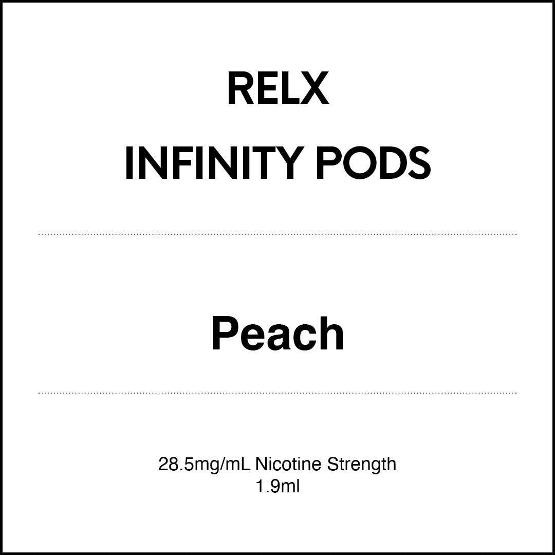 RELX INFINITY PODS - Peach 1.9ml – VapeTrend NZ